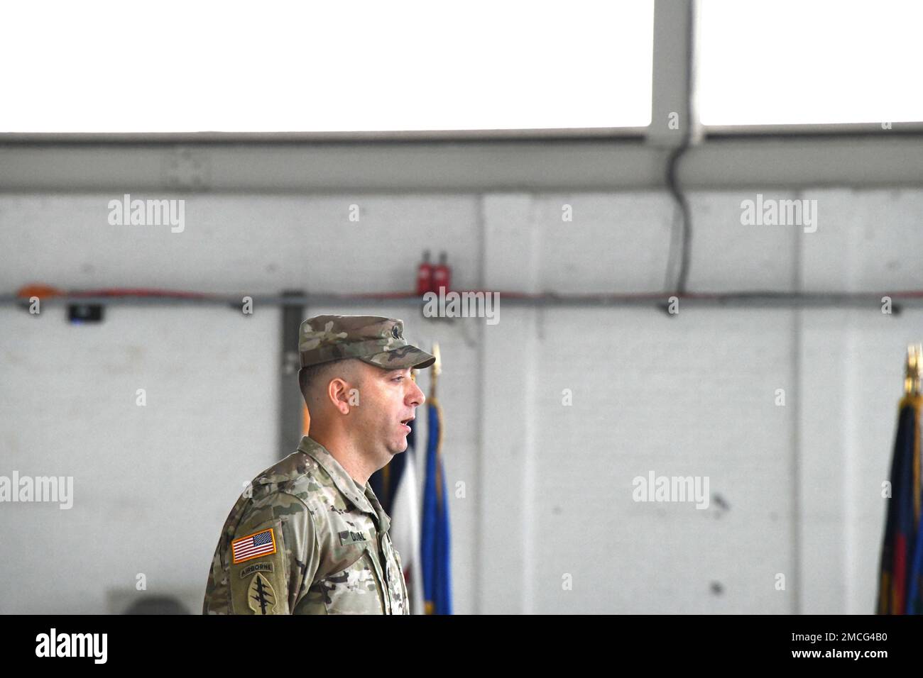 Lt. Col. Michael A. Duval, incoming Commander, 39th Signal Strategic ...