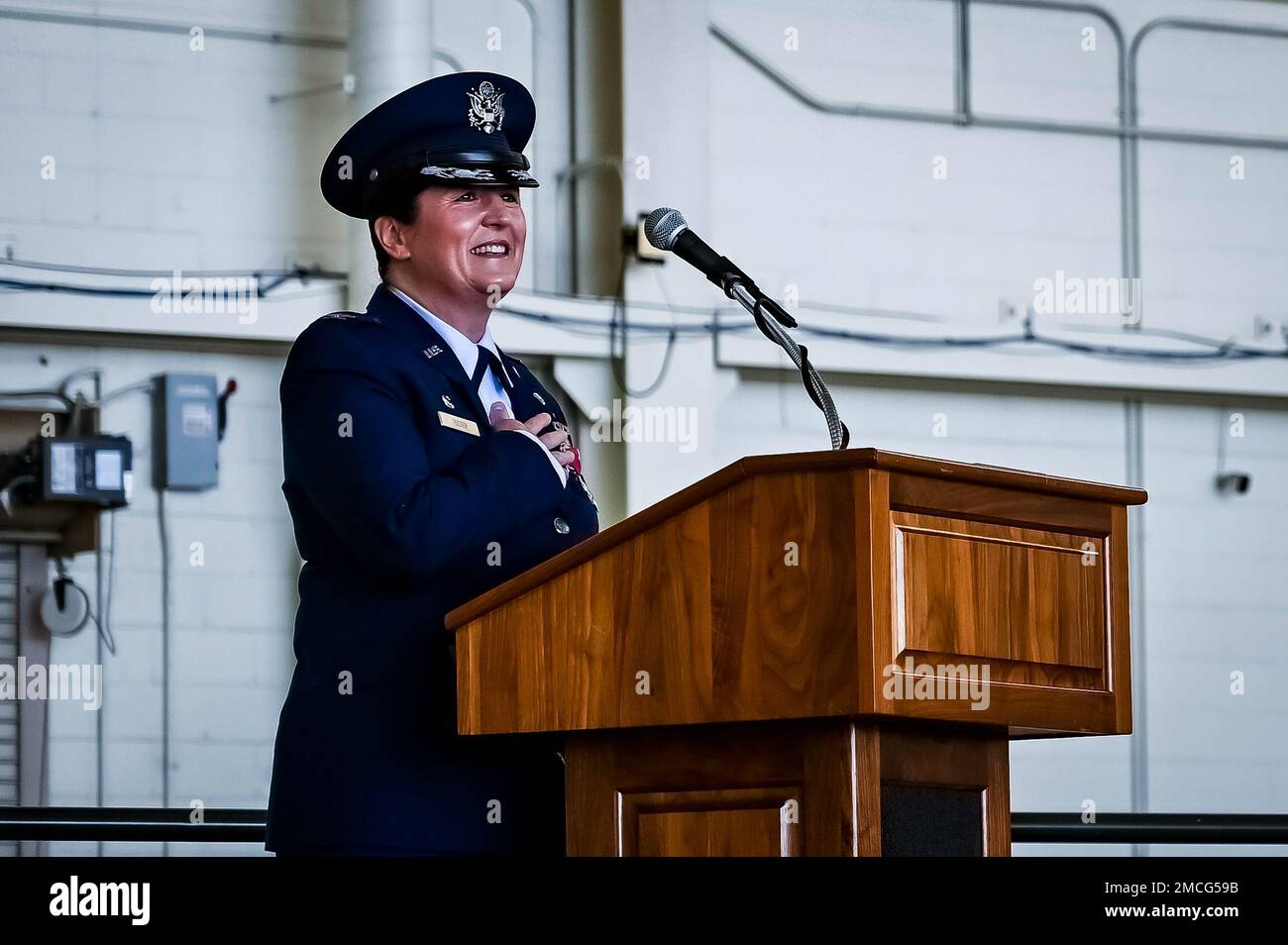 U.S. Air Force Col. Mary Teeter relinquished command of the 305th ...
