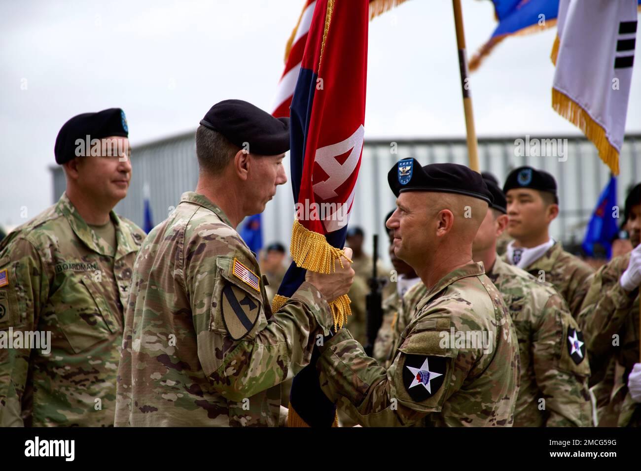Col. Aaron Martin, outgoing Commander of the 2nd Combat Aviation ...