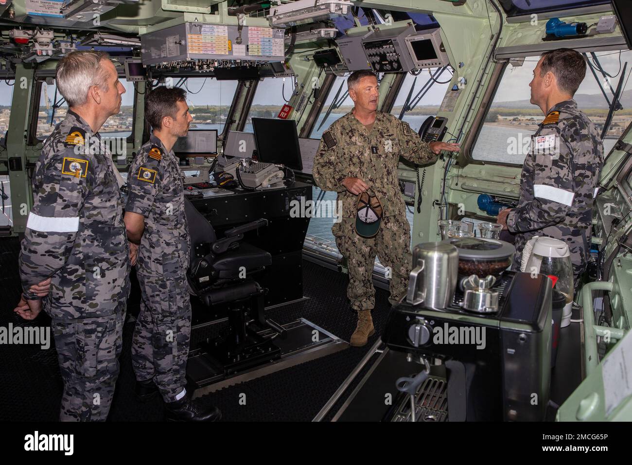 Commanding Officer HMAS Canberra Royal Australian Navy Captain Jace ...