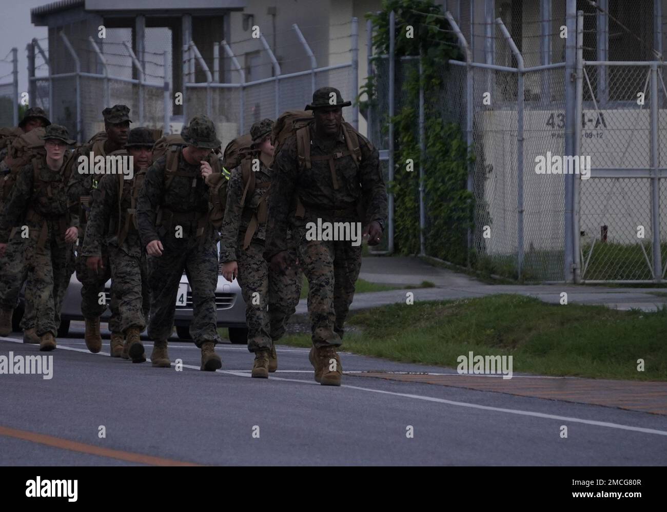 The commanding officer of headquarters battalion hi-res stock ...