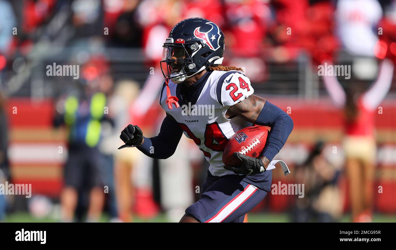 Houston Texans cornerback Tremon Smith during an NFL football game ...