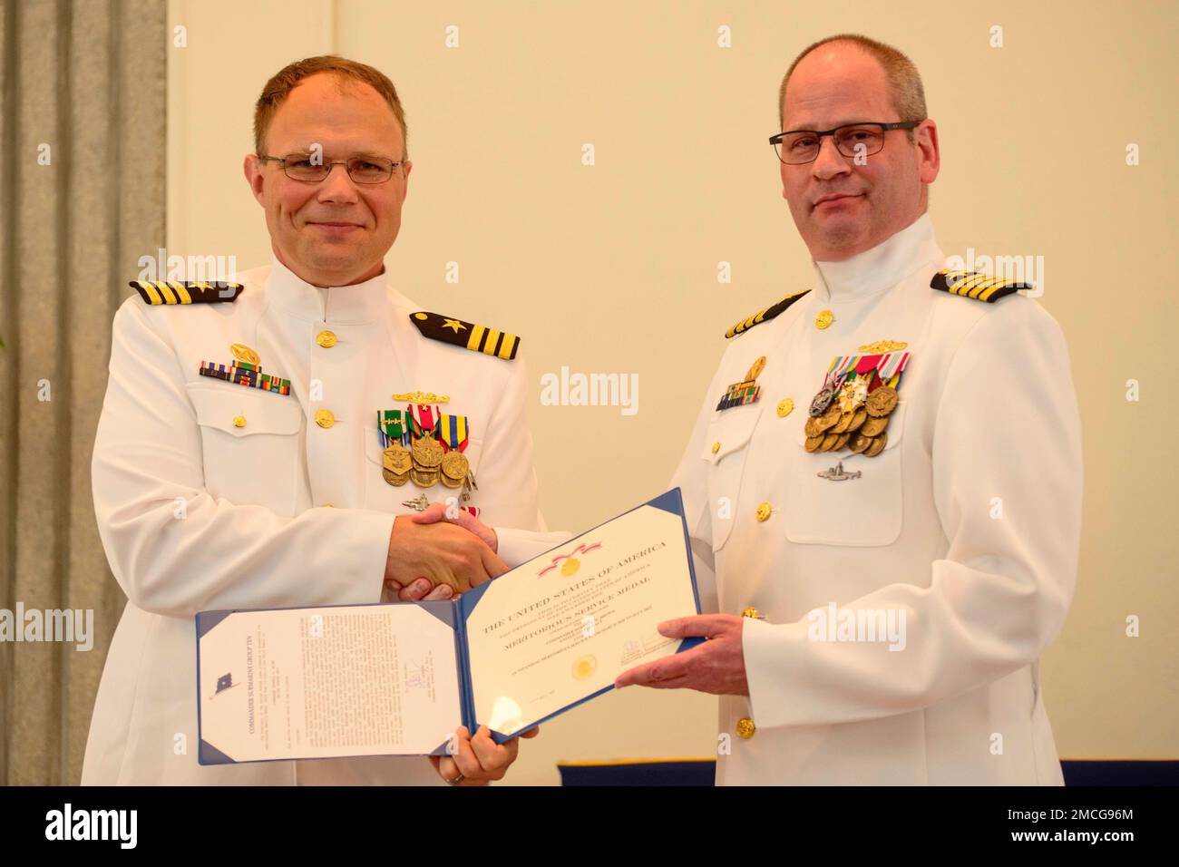 KINGS BAY, Ga. (July 1, 2022) Capt. John Cage, commodore of Commander ...