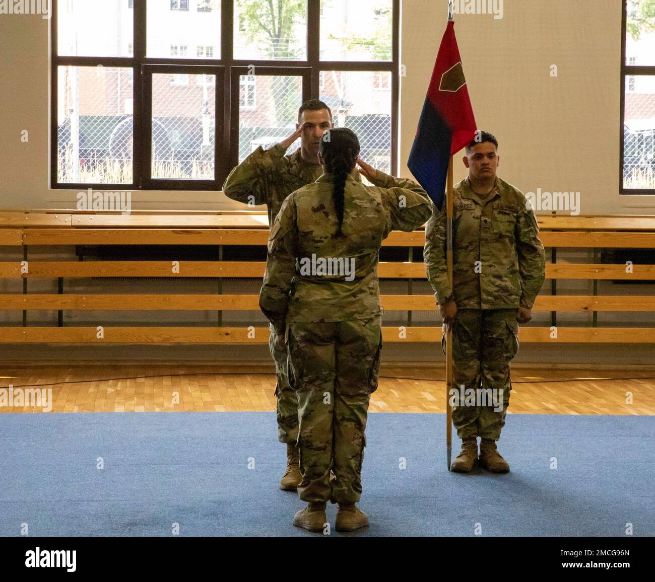 U.S. Army Cpt. Kamilah Cruz Méndez, incoming commander of Signal ...