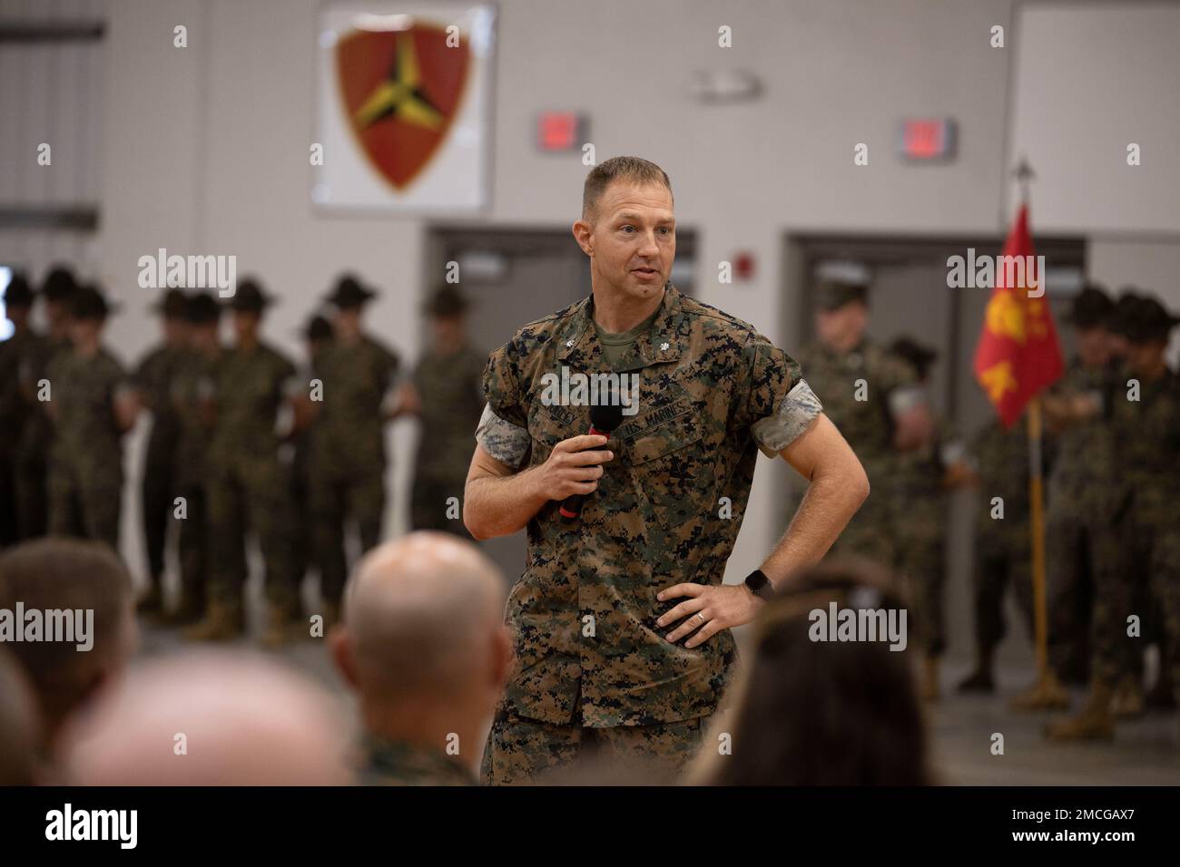 Lt. Col. Michael R. Sandstrom, former Commanding Officer of the 3rd ...