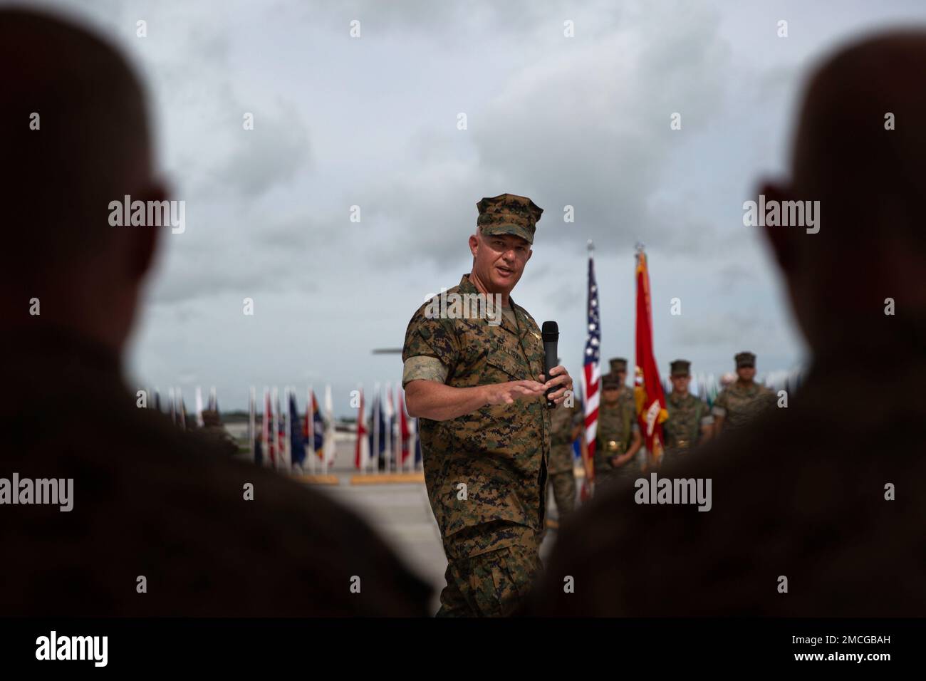 U.S. Marine Corps Lt. Col. Roger Holliday, director of Marine Corps Air ...
