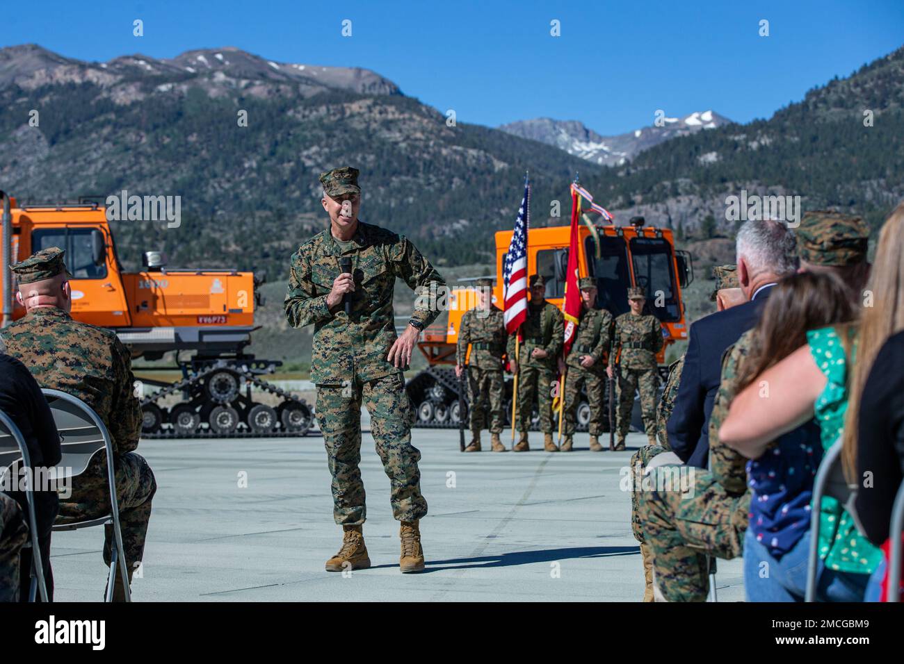 U.S. Marine Corps Col. Daniel Wittnam, outbound commanding officer ...