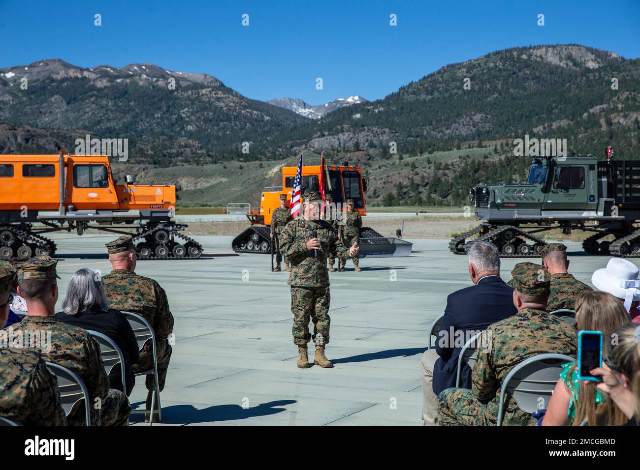 U.S. Marine Corps Maj. Gen. Austin Renforth, commanding general, Marine ...