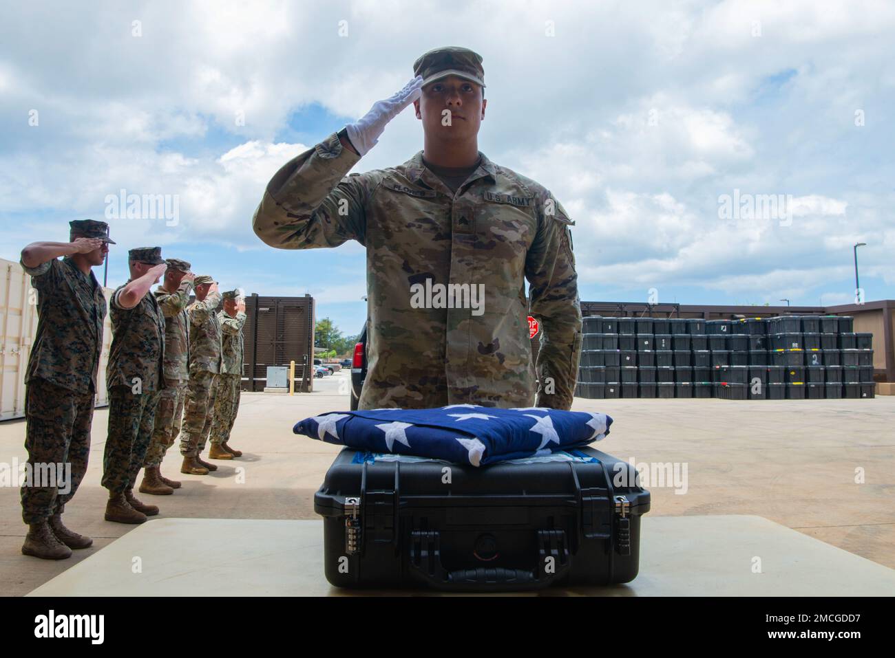 U.S. Army Sgt. Michael Flores, plans lead for the Defense POW/MIA ...