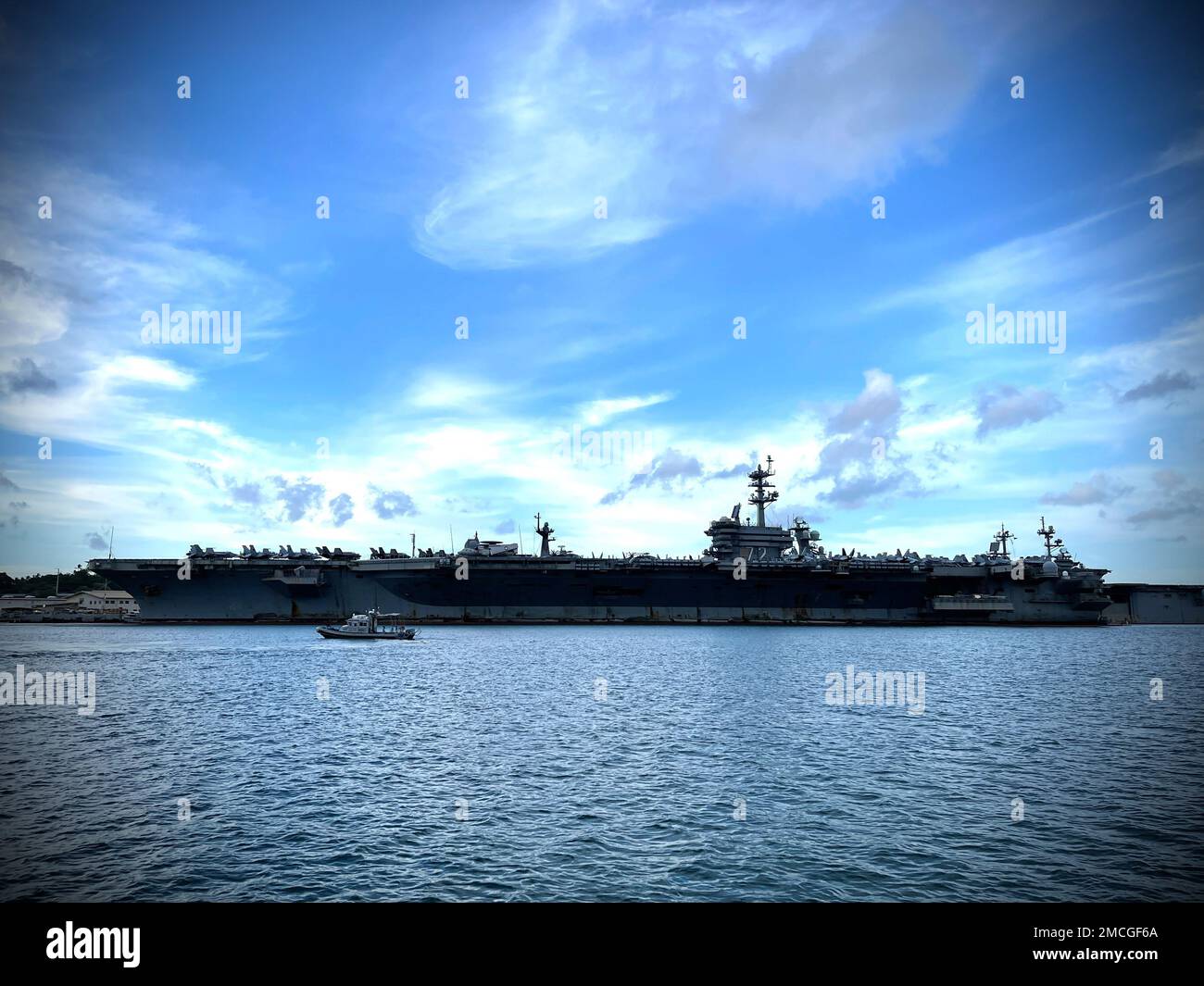 PEARL HARBOR (July 1, 2022) Nimitz-class aircraft carrier USS Abraham ...