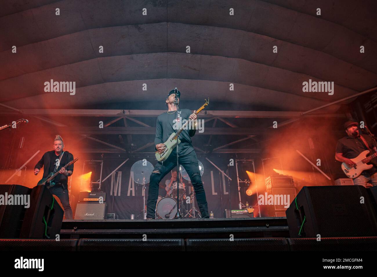 Matt Stell, a country music singer, guitarist and songwriter, and his ...