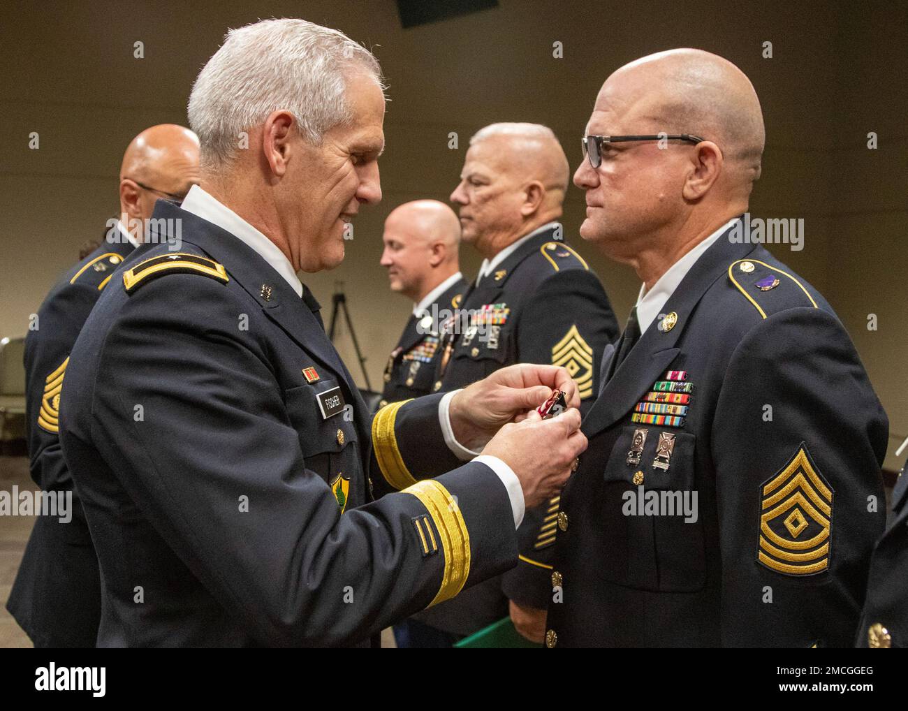 Brig. Gen. Rodney Fischer, commanding general, 104th Training Division ...