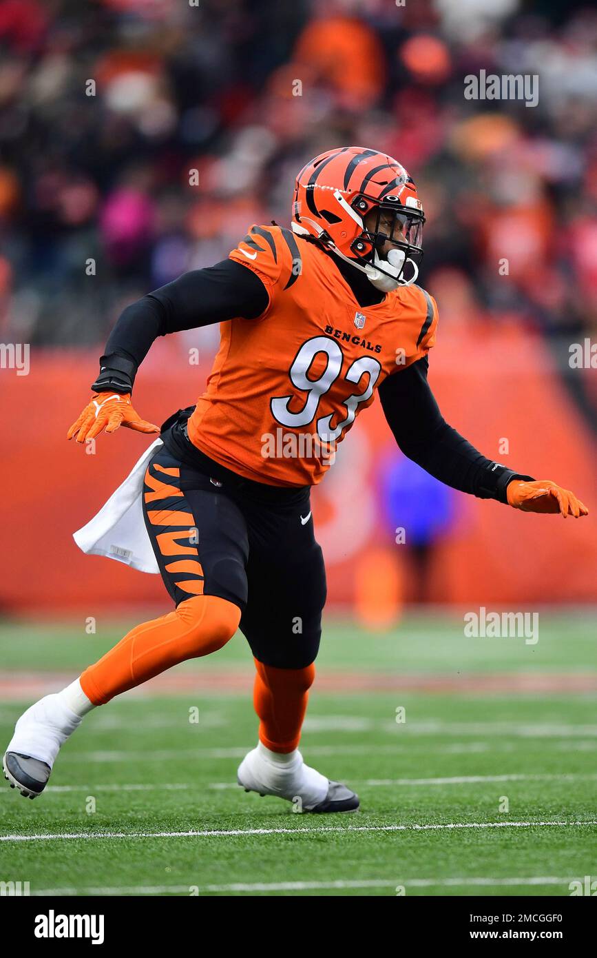Cincinnati Bengals defensive end Wyatt Ray (93) runs for the play ...