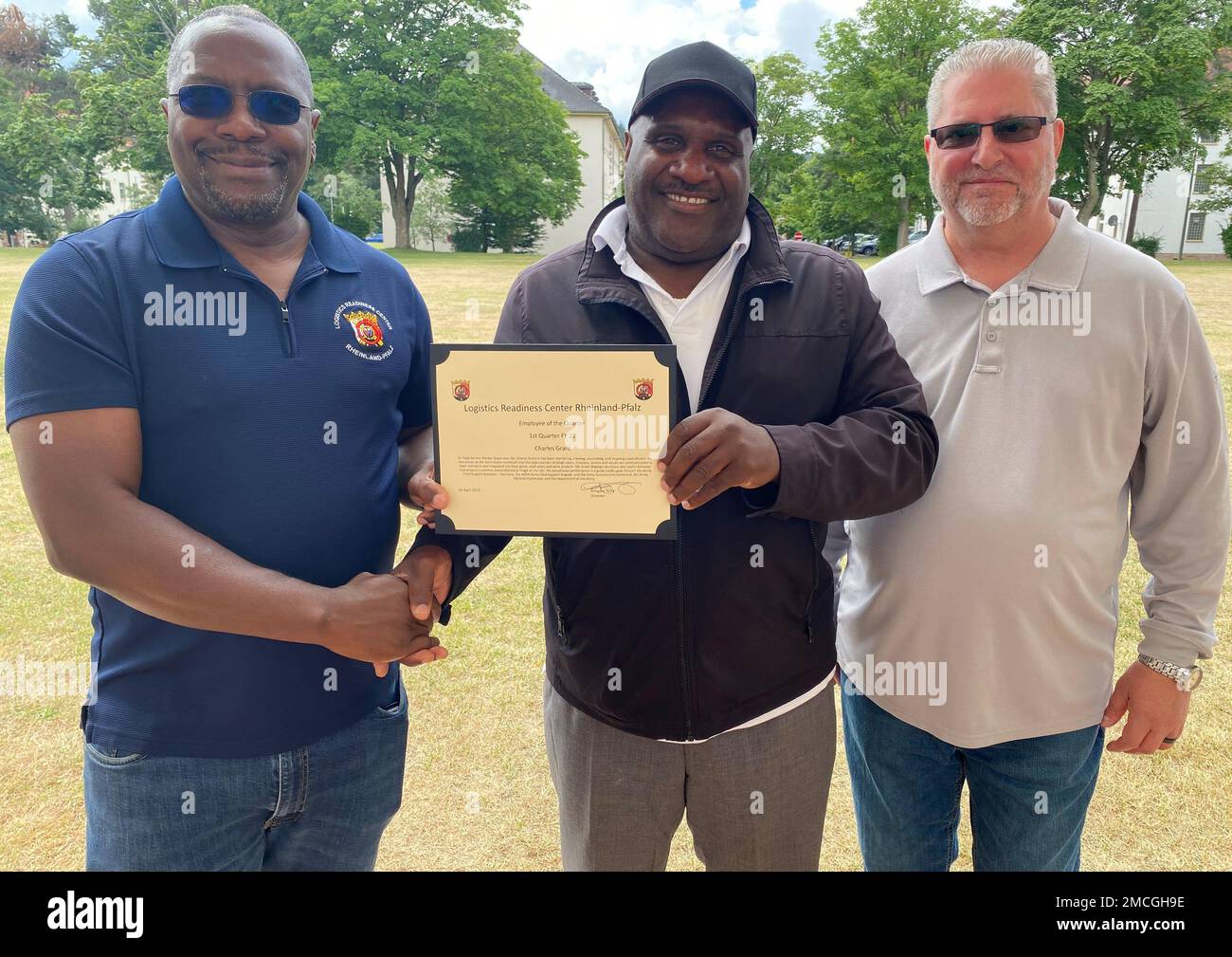Logistics Readiness Center Rheinland-Pfalz Director Greg Terry and ...