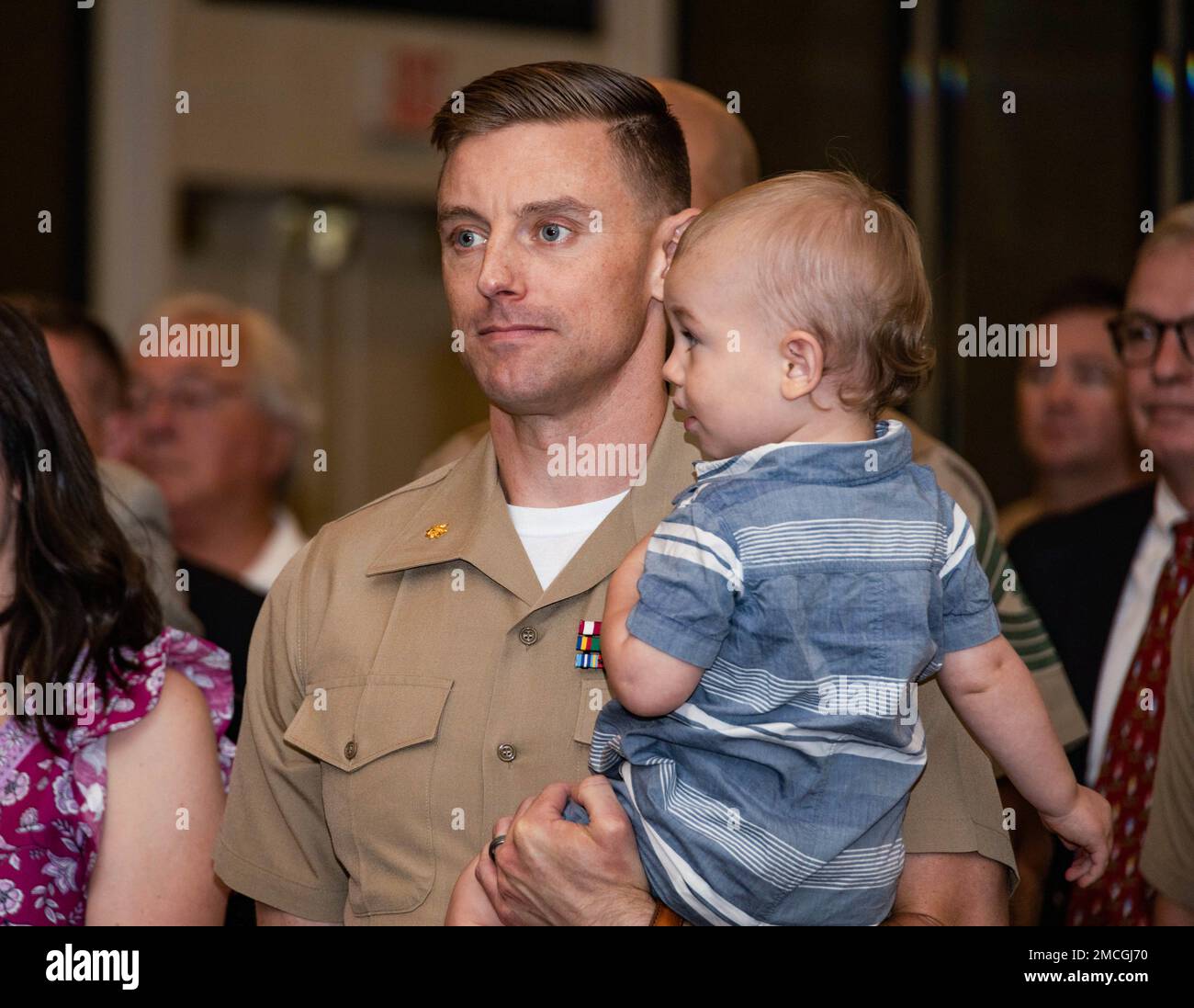 U.S. Marine Corps Maj. Bradley Fromm, the outgoing commanding officer ...