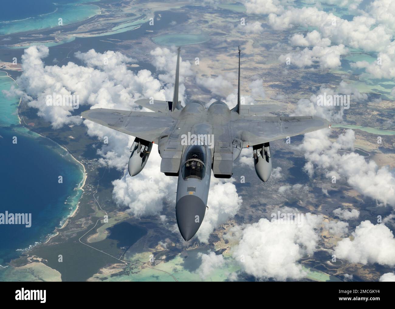 U.S. Air Force F-15C Eagle from the 159th Fighter Wing, Louisiana Air National Guard, Naval Air ...