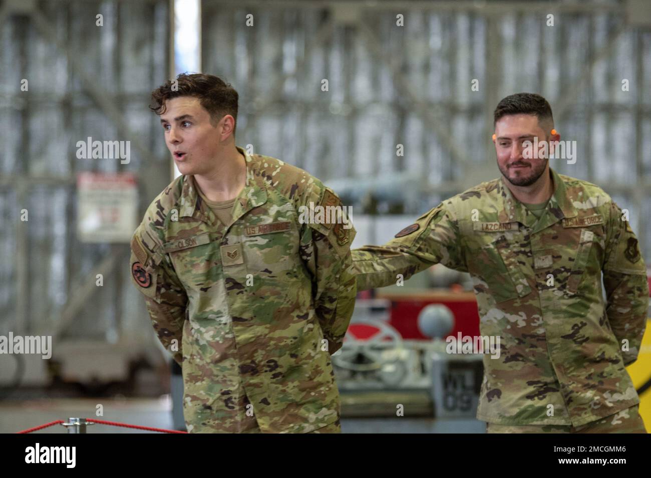 U.S. Air Force Staff Sgt. Todd Olson, 13th Aircraft Maintenance Unit ...