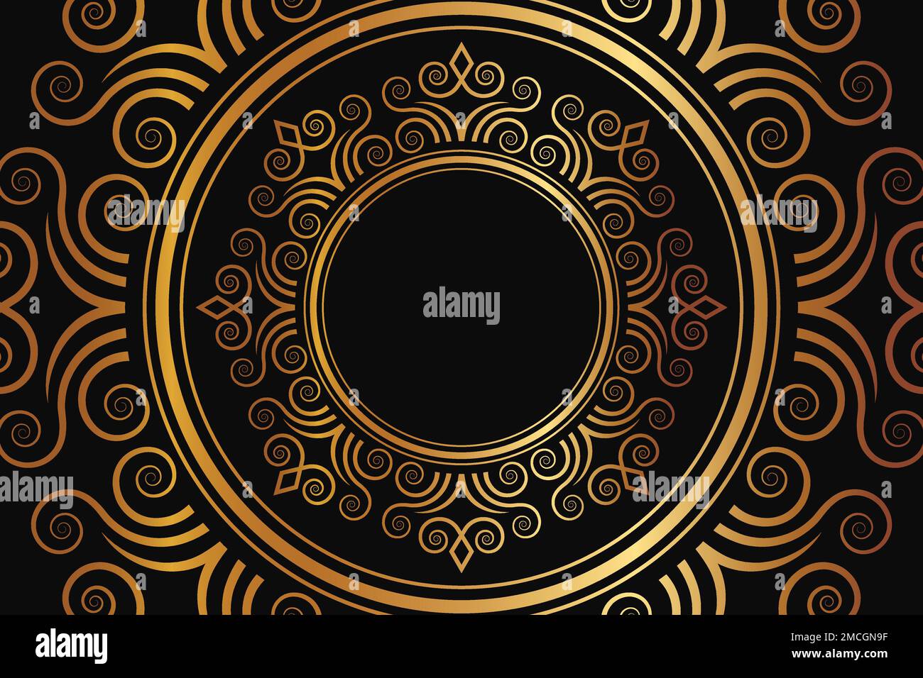 Golden decorative Stock Vector Images - Alamy