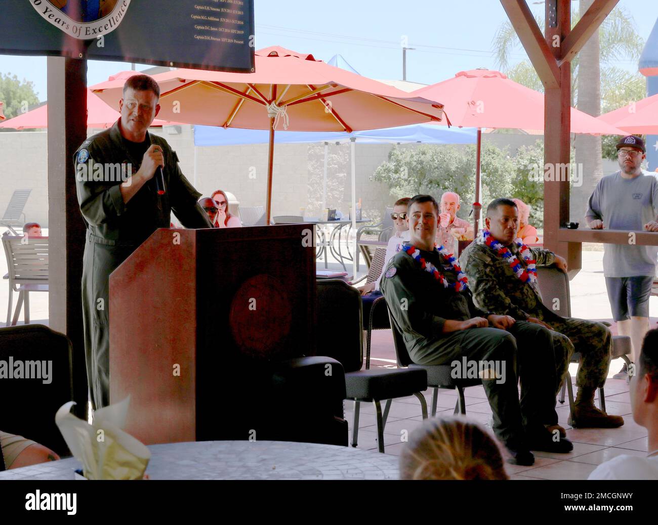 NAS Lemoore Commanding Officer CAPT Douglas M. Peterson praised the ...