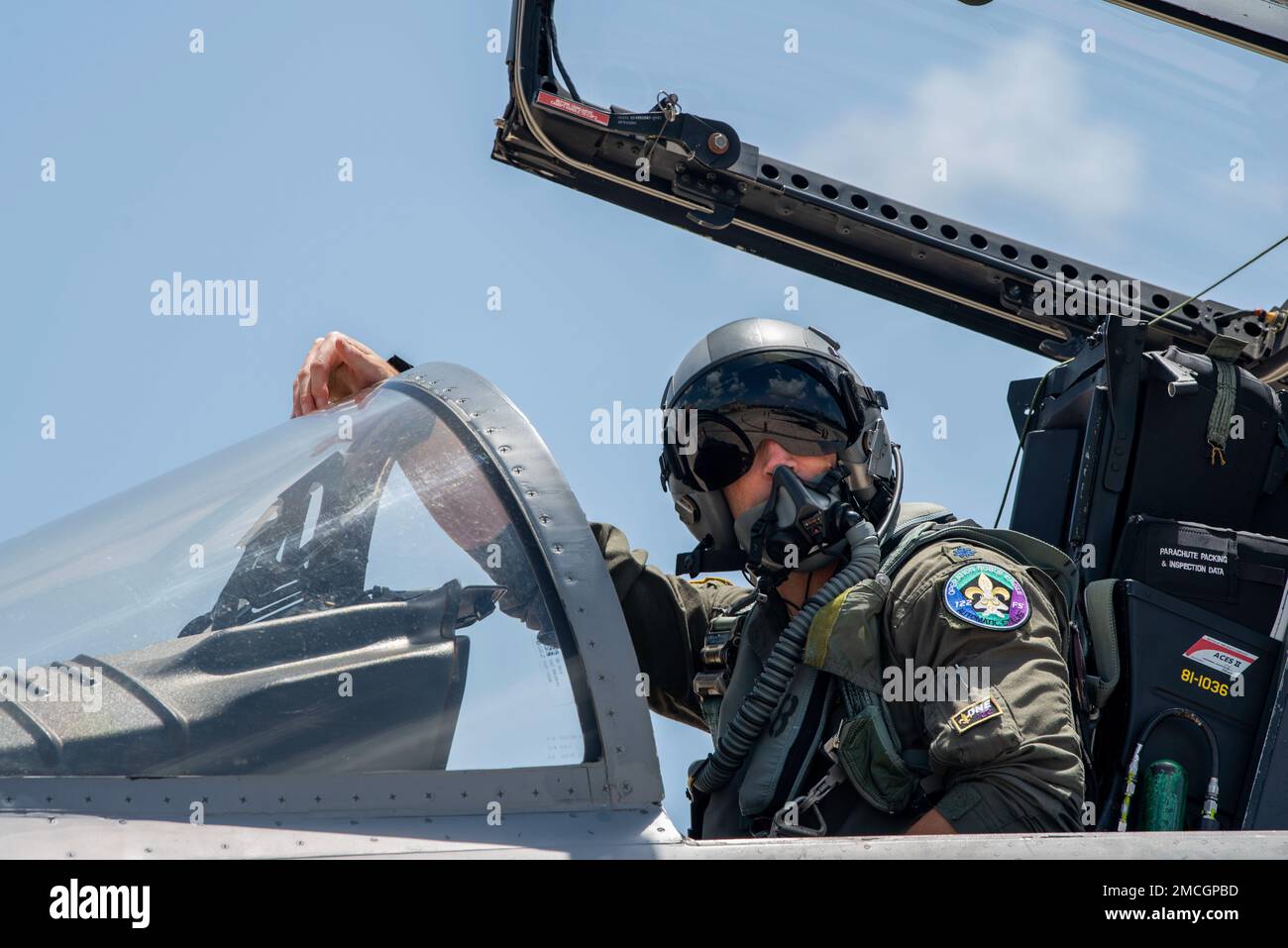 U.S. Air Force Lt. Col. Joshua Higgins, 122nd Expeditionary Fighter ...