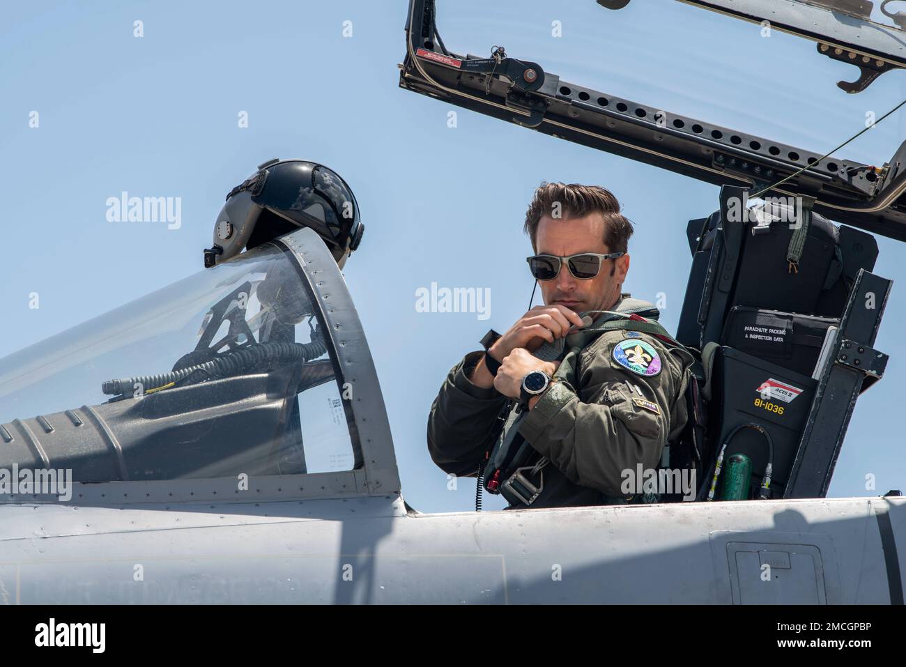 U.S. Air Force Lt. Col. Joshua Higgins, 122nd Expeditionary Fighter ...