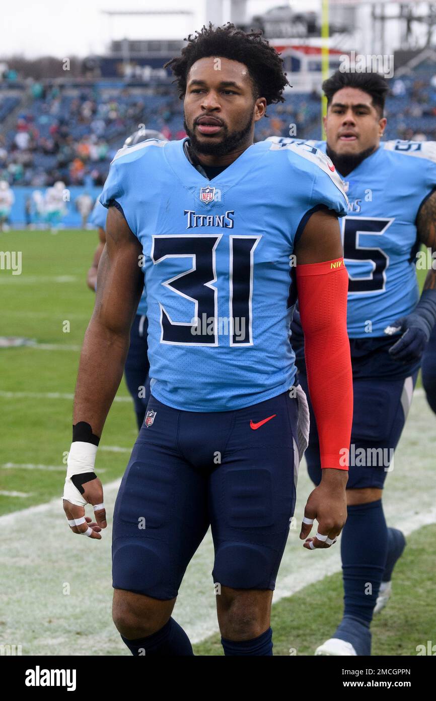 Tennessee Titans free safety Kevin Byard (31) comes off the field after ...