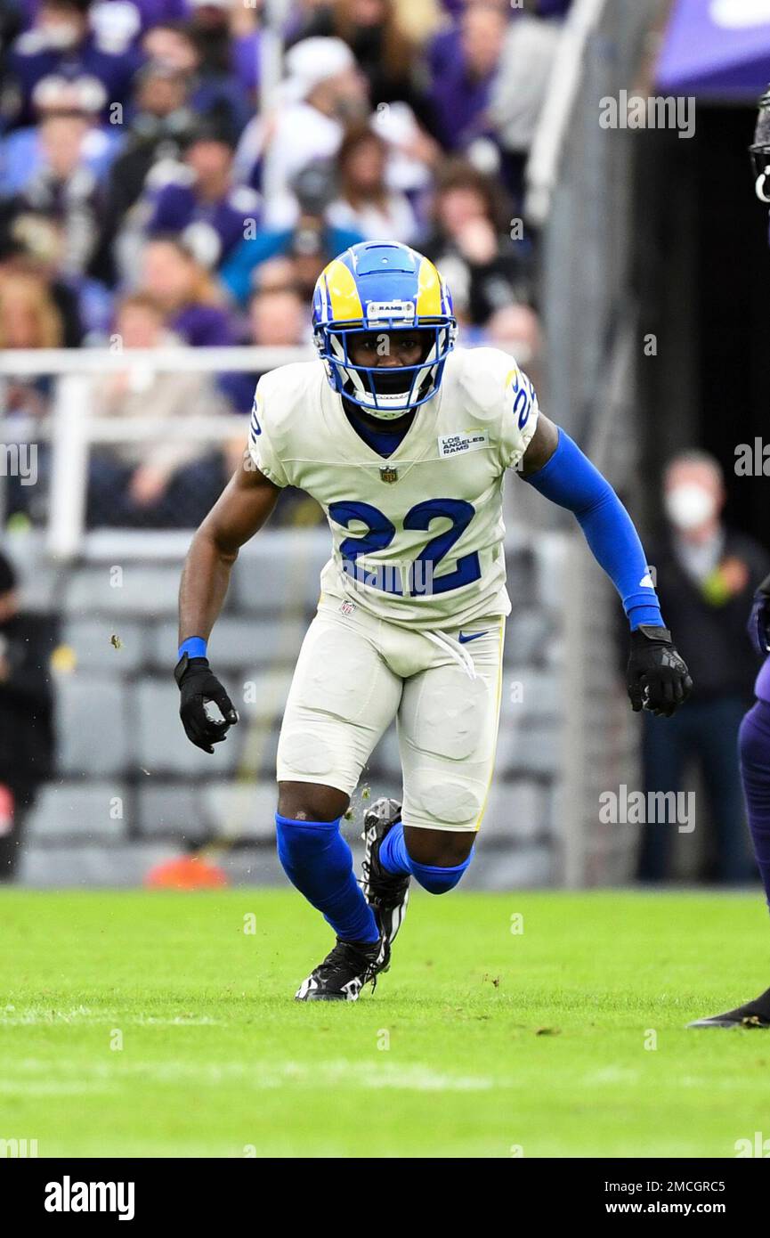 Los Angeles Rams defensive back David Long (22) in action during the ...
