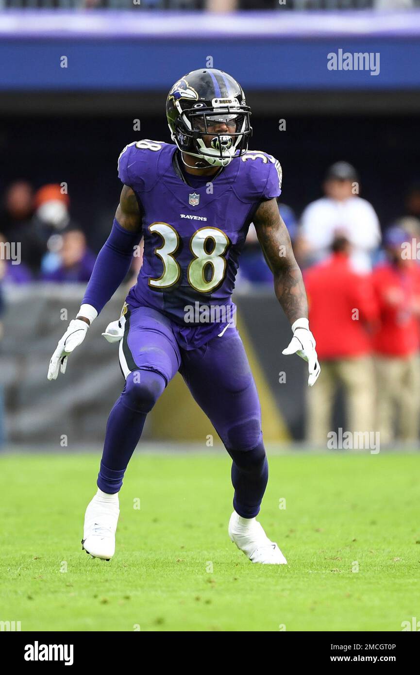 Baltimore Ravens cornerback Kevon Seymour in action during the first ...