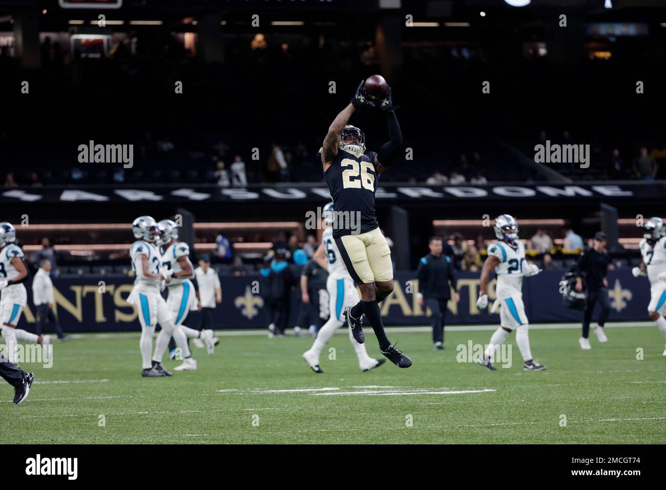 New Orleans Saints cornerback P.J. Williams (26) warms up before an NFL ...