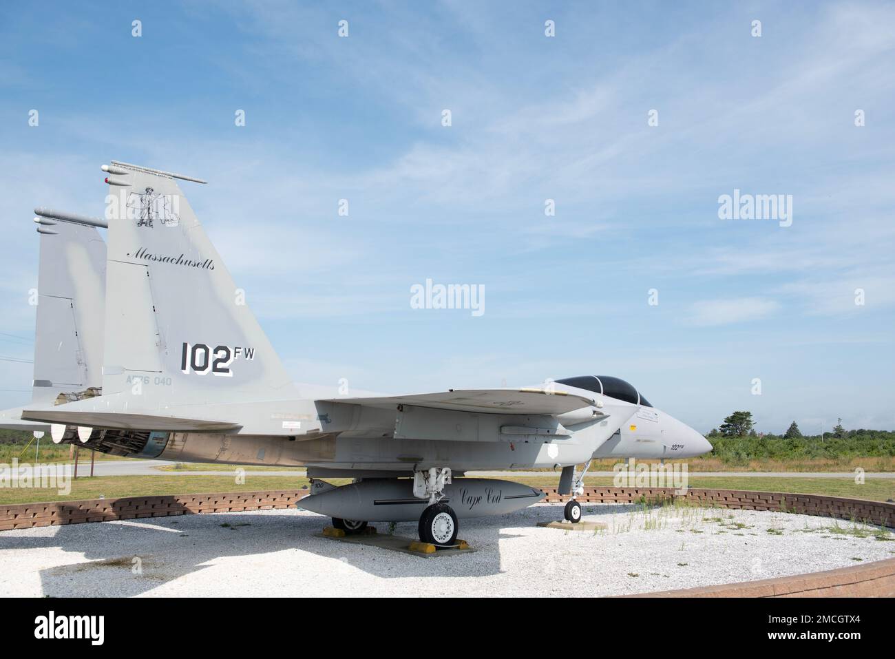F-15A on display at Otis Air National Guard Base. Dedicated to retired ...