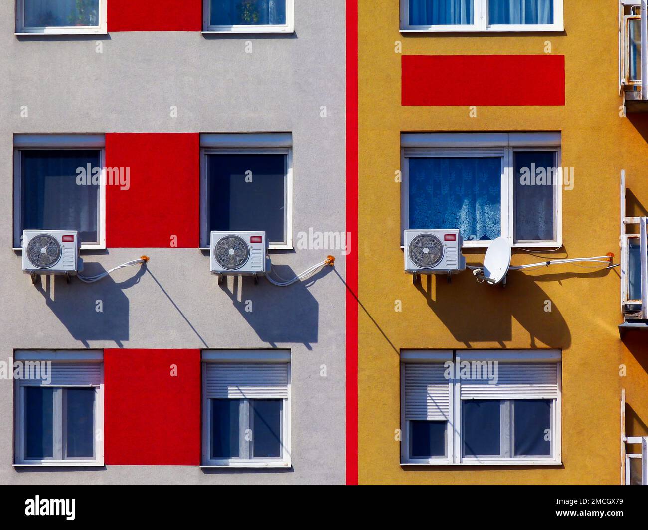 air conditioning wall installed condenser units. residential windows ...