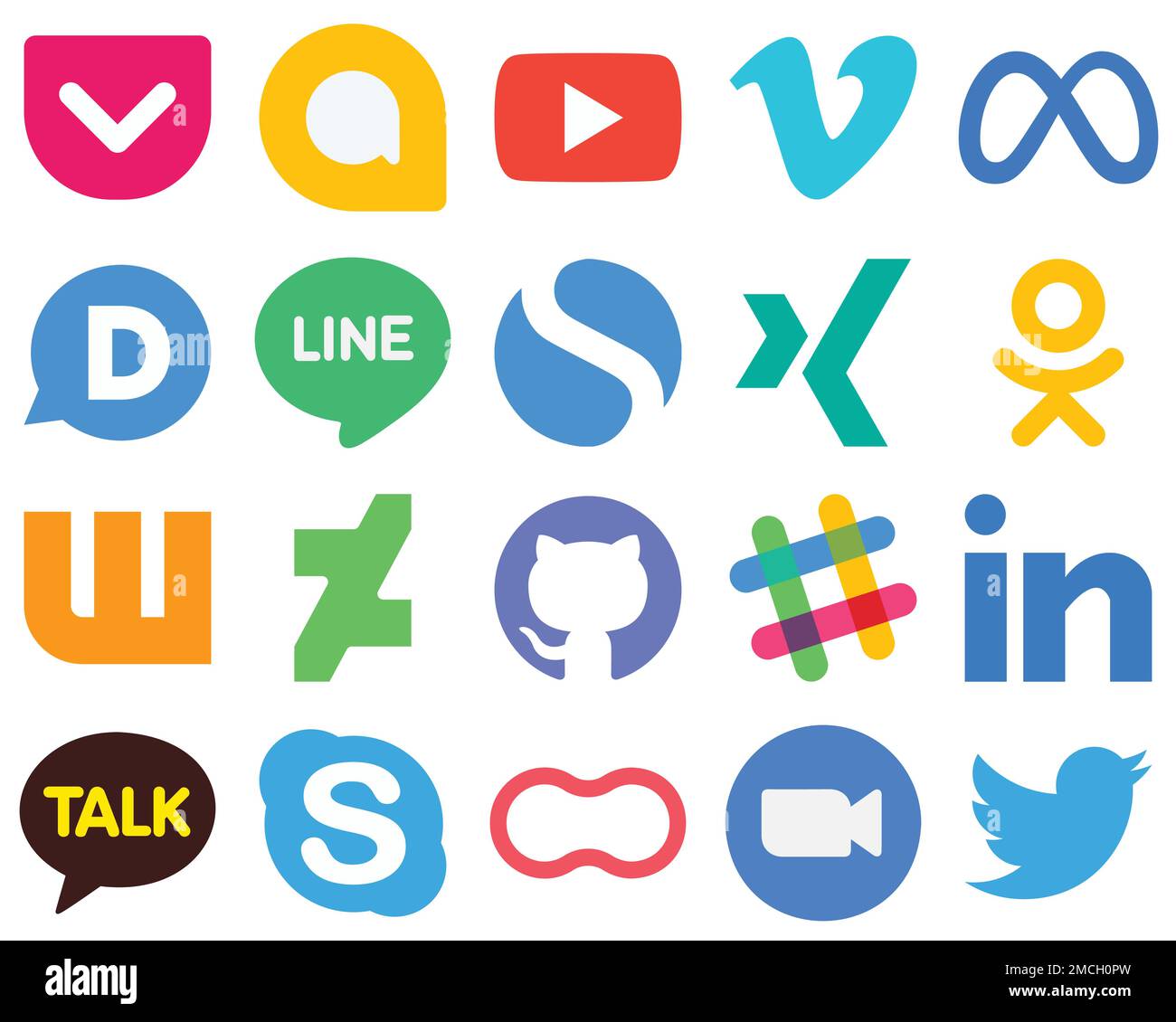 Linkedin xing Stock Vector Images - Alamy