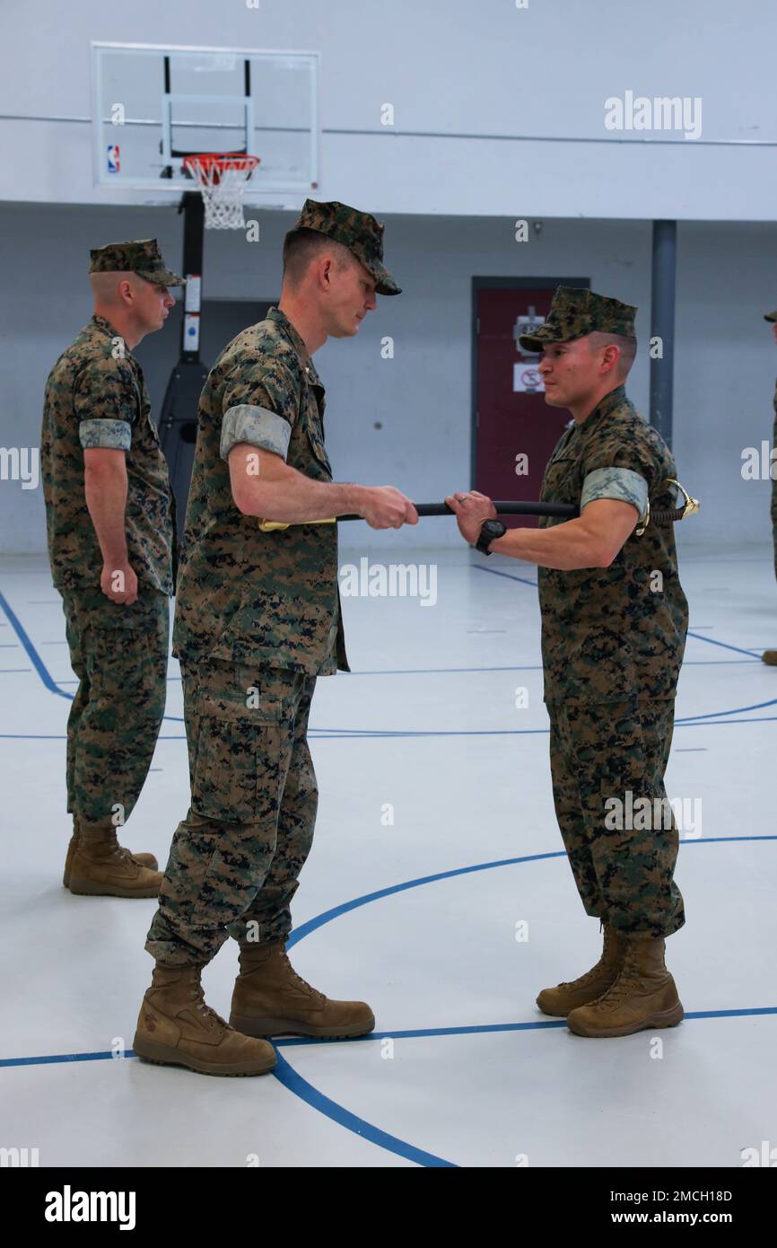 U.S. Marine Corps Maj. Edward Kay, the commanding officer of Marine ...