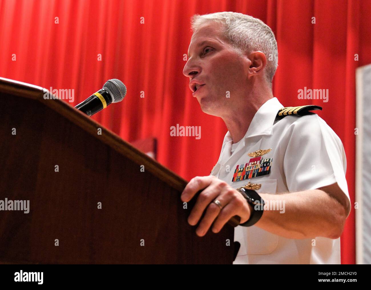 Yokosuka, Japan (Jul. 25, 2022) - Capt. Michael S. Carl became the 39th ...