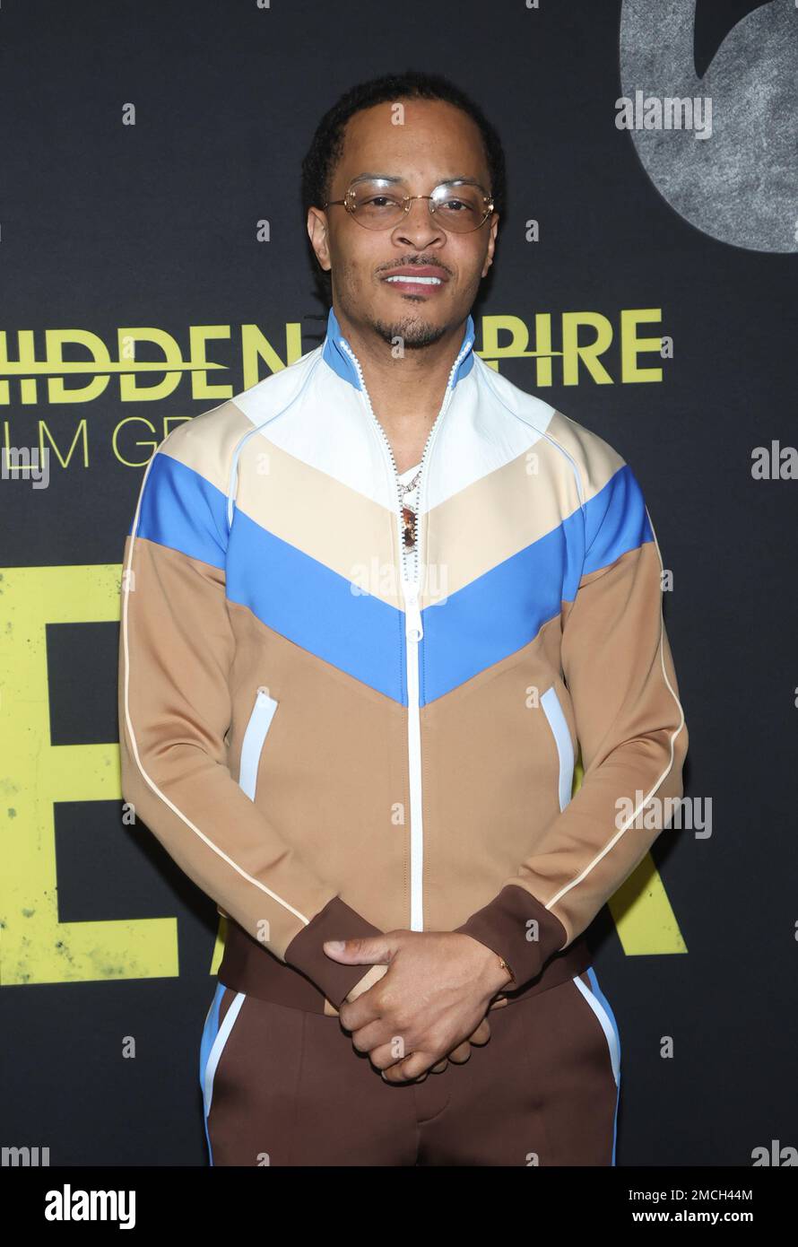 Los Angeles, Ca. 21st Jan, 2023. T.I. at the world premiere of Fear at ...