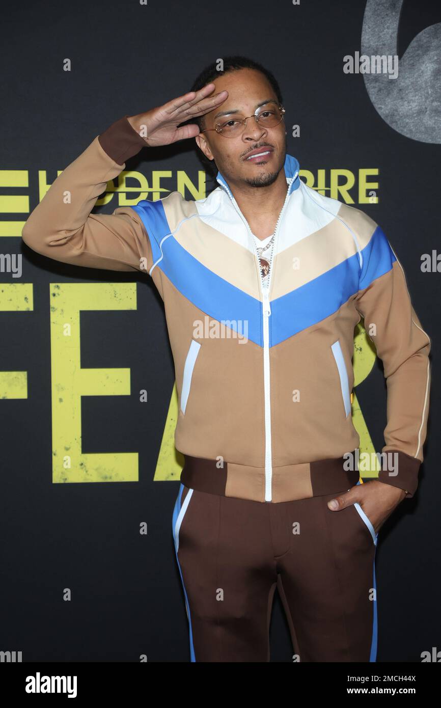 Los Angeles, Ca. 21st Jan, 2023. T.I. at the world premiere of Fear at ...