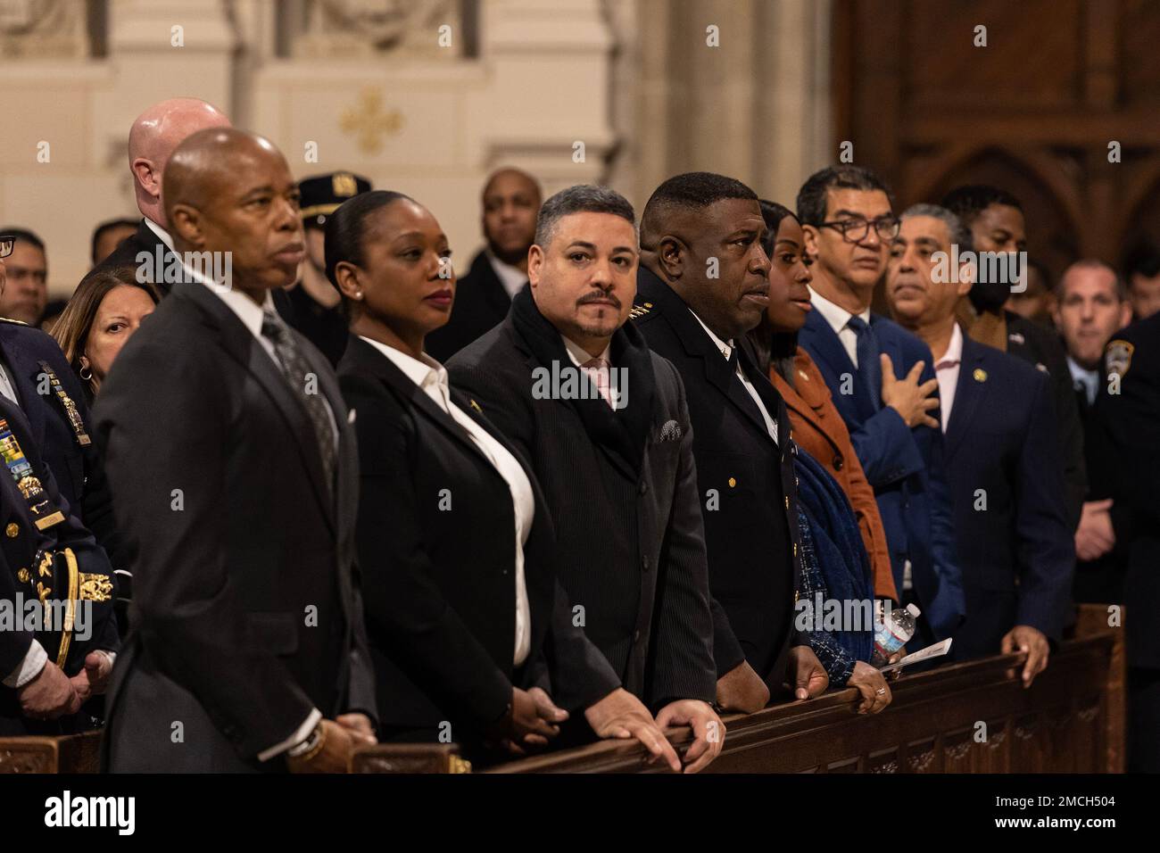 New York, New York, USA. 21st Jan, 2023. Mayor Eric Adams, Police ...