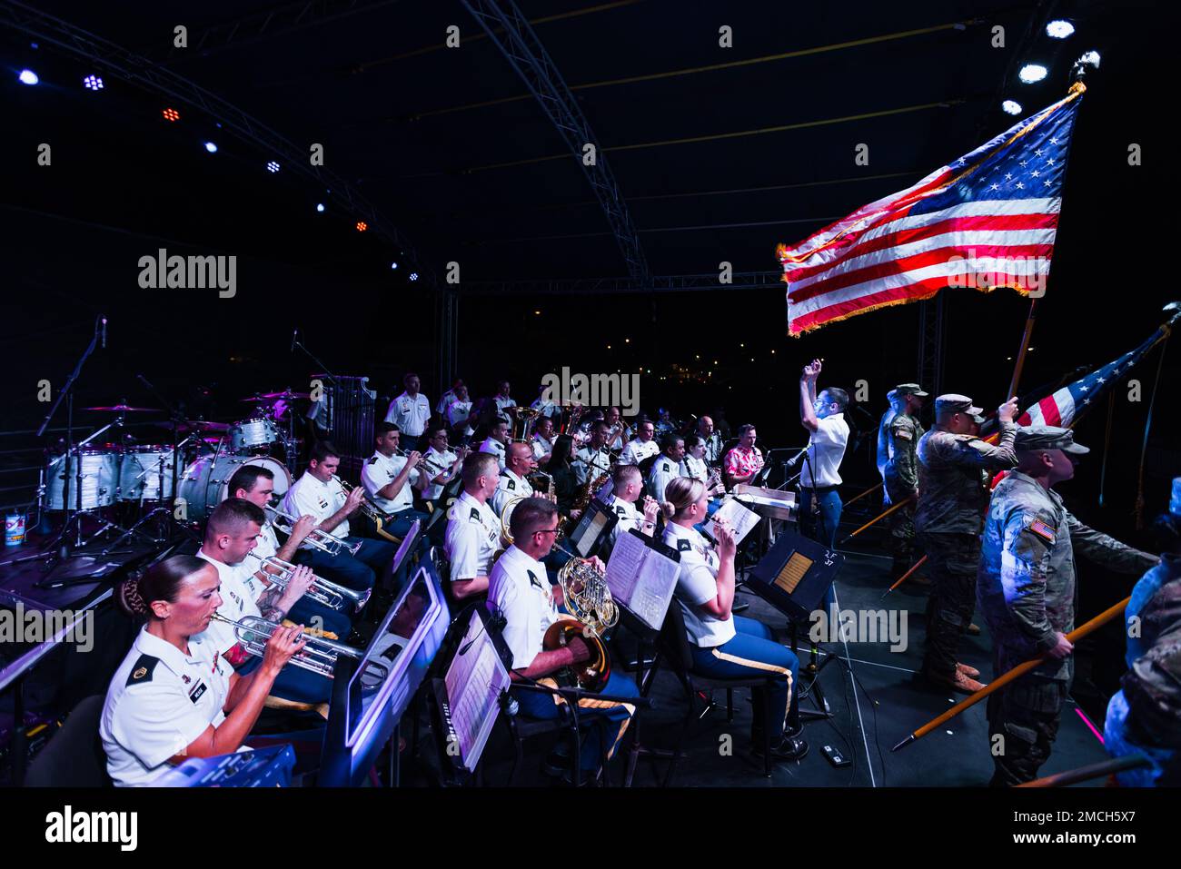 The 25th Infantry Division Band, Schofield Barracks, Hawaii, headline ...