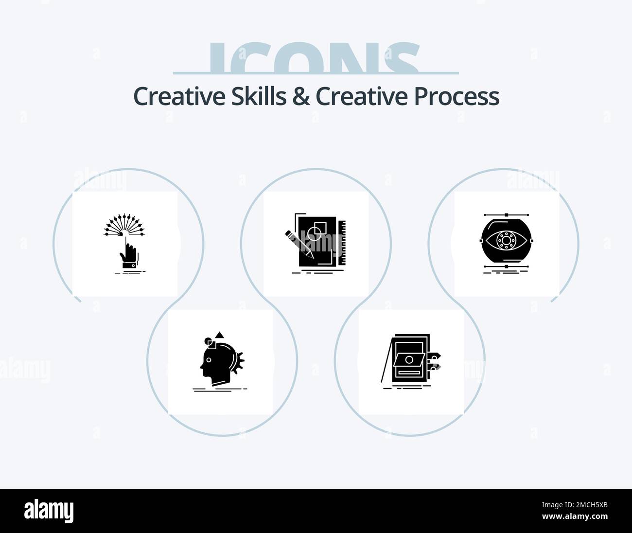 Creative Skills And Creative Process Glyph Icon Pack 5 Icon Design ... Creative Skills And Creative Process Glyph Icon Pack 5 Icon Design ...