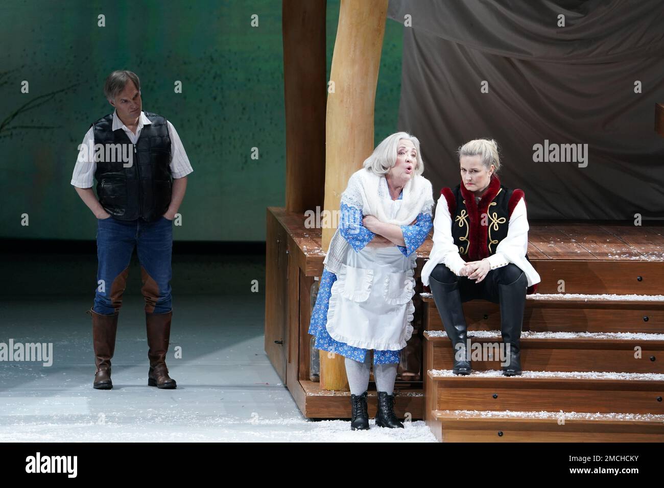 Hamburg, Germany. 18th Jan, 2023. Camilla Nylund (r) as Katerina ...