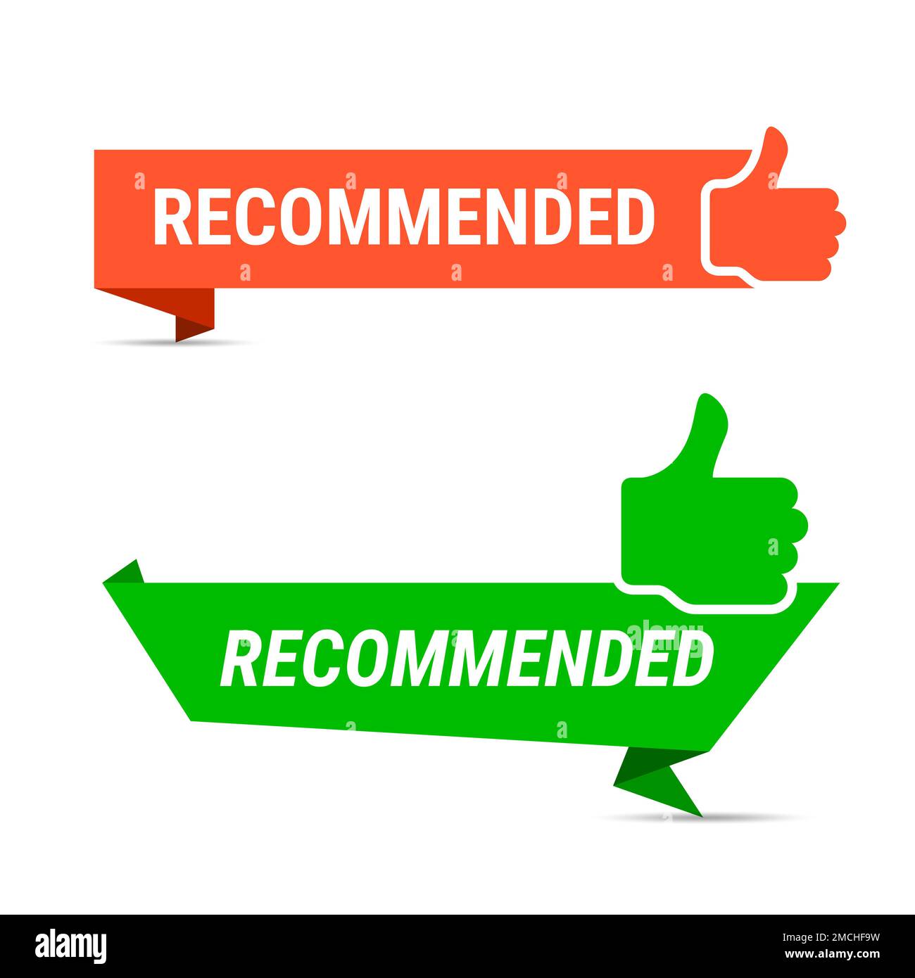 Recommended paper origami orange and green ribbon banners with thumbs ...