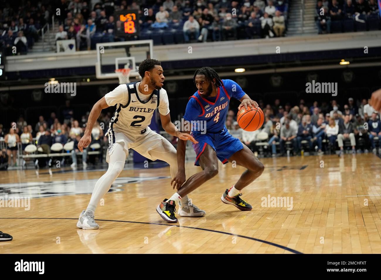 DePaul guard Javon Freeman-Liberty (4) in action during an NCAA college ...
