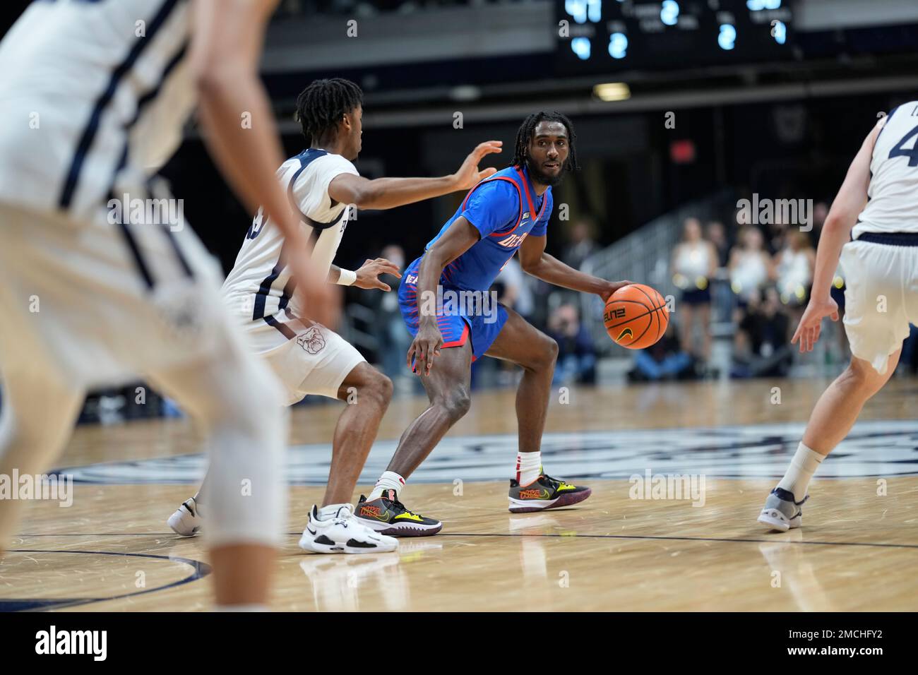 DePaul guard Javon Freeman-Liberty (4) in action during an NCAA college ...