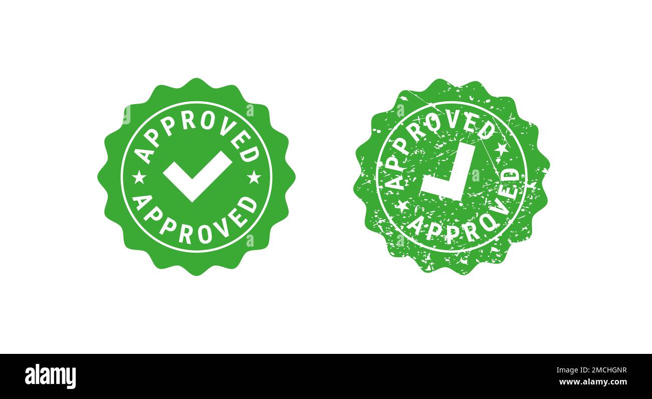 Thumbs up approved stamp hi-res stock photography and images - Alamy