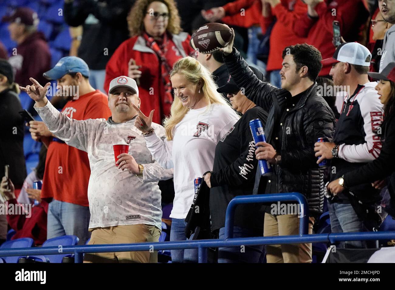 Texas Tech fans cheer in the second half of the Liberty Bowl NCAA ...