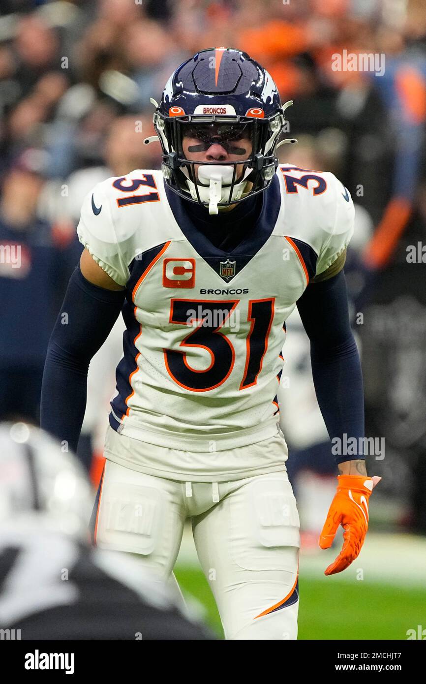 Denver Broncos free safety Justin Simmons (31) during the first half of ...