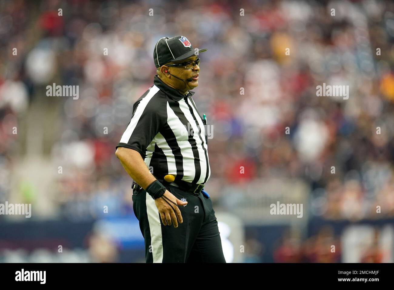 NFL official, field judge James Coleman (95) during an NFL football ...