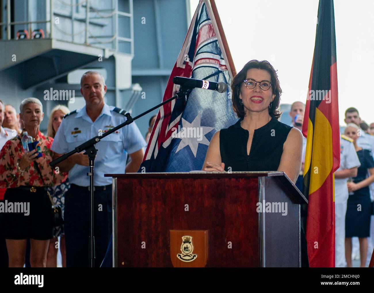 PEARL HARBOR (July 3, 2022) – Ms. Andrea Gleason, Consul General in ...