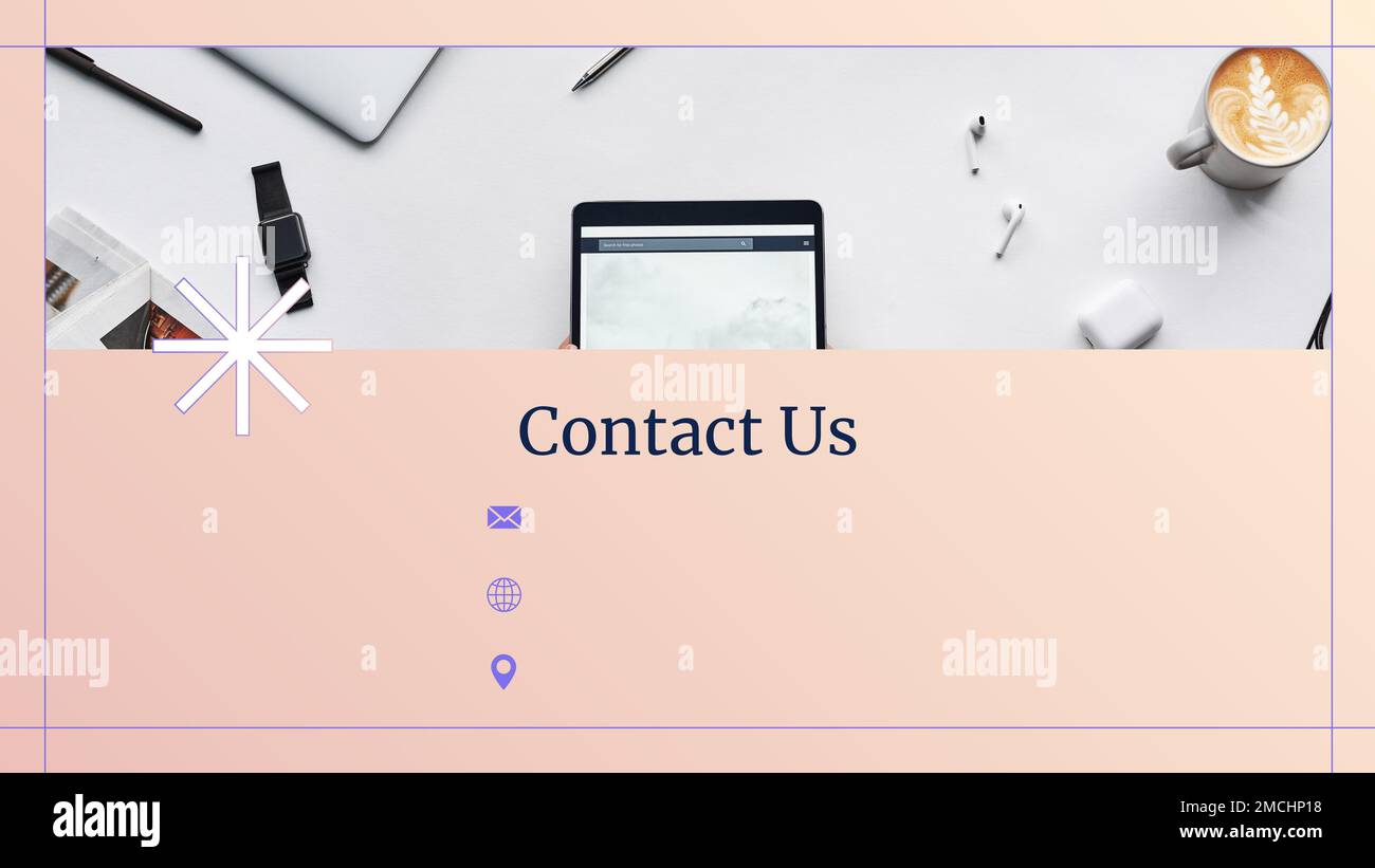 illustration design of empty slides for posters and presentation with ...