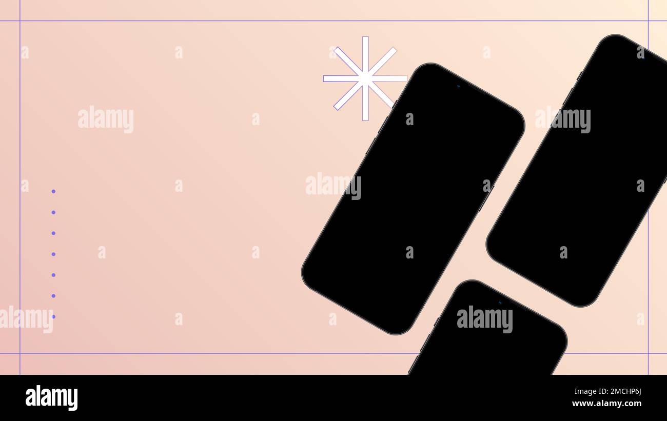 illustration design of empty slides for posters and presentation with ...